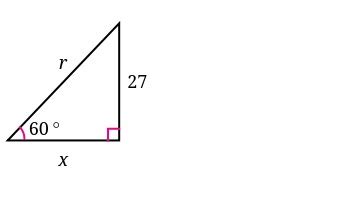 Solved Find The Exact Values Of X And R Chegg