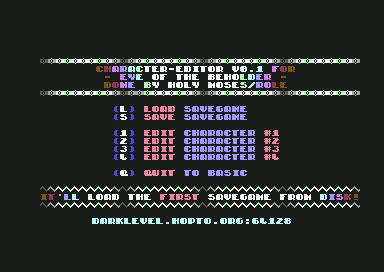 CSDb EOB Character Editor V By Raiders Of The Lost Empire CSDb EOB Character Editor V By Raiders Of The Lost Empire
