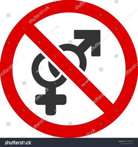 No Sex Vector Icon Flat No Stock Vector Royalty Free Shutterstock