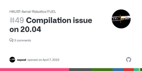 Compilation Issue On Issue Hkust Aerial Robotics Fuel Github