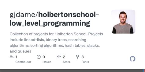 github gjdame holbertonschool low level programming collection of projects for holberton