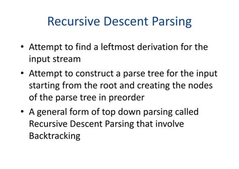 Topdown Parsing Pdf