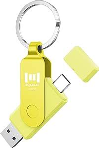 Amazon Com MOSDART 128GB Fast USB C Dual Flash Drive With Keychain 2 In 1 OTG USB 3 1 Type C