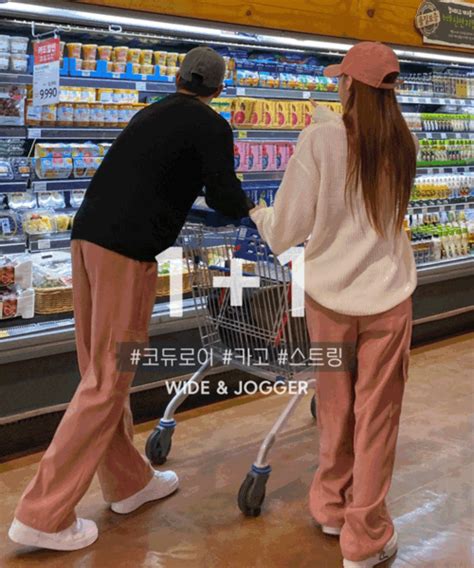 와이샵 [직잭 단독][1 1] 힙스터 코듀로이 골덴 카고 스트링 남녀공용 투웨이 와이드 밴딩팬츠 8color