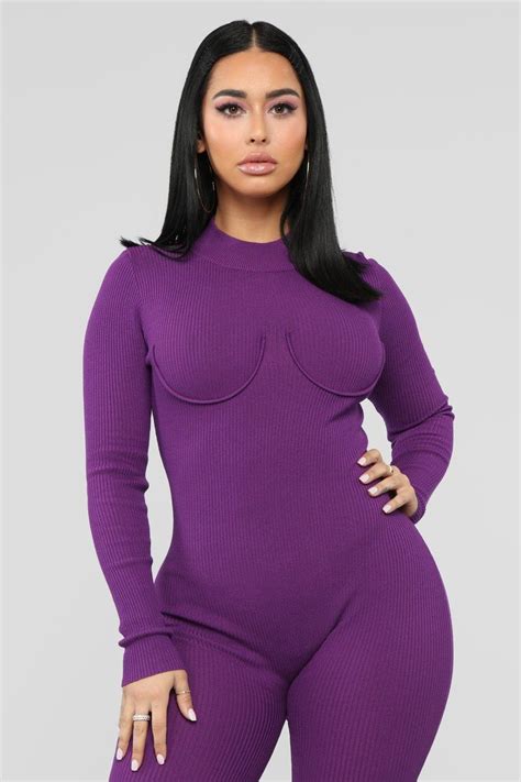 Set It Off Capri Jumpsuit Purple Fashion Nova Purple Fashion Black Girl Fashion Capri