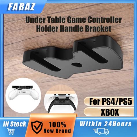 Under Table Controller Holder Rack Hook Hanging Storage Stand For Ps4 Ps5 Xbox Switch Controller