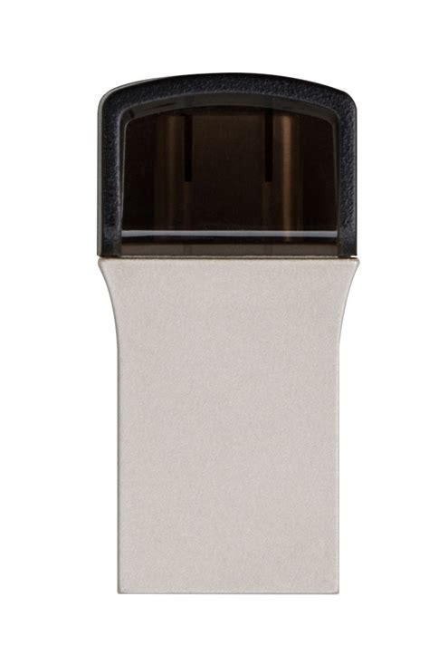 256GB Transcend JetFlash 890 Dual USB Flash Drive With USB3 1 And USB Type C Connectors Silver