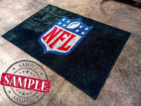 Nfl Wet Grass Rug American Football Rug Area Rug Gym Rug Trendy Rug