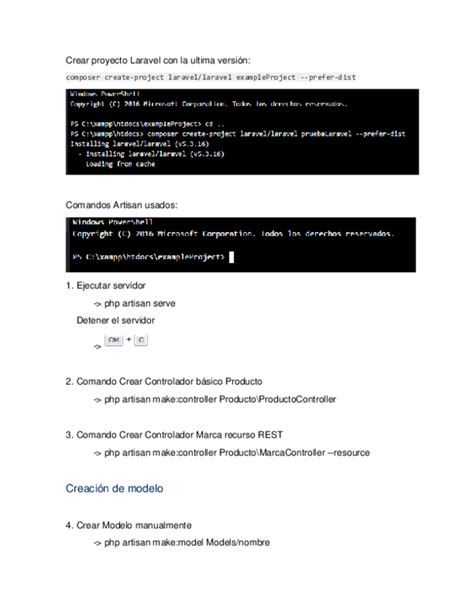 Doc Crear Proyecto Laravel Con La Ultima Versión