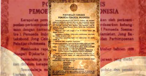 Teks Keputusan Kongres Pemuda Indonesia 1928 Dadang Jsn