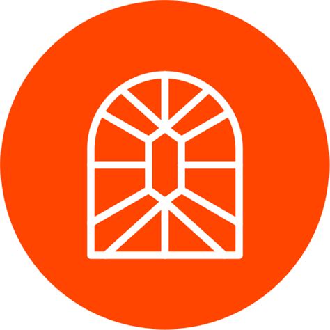 Stained Glass Window Generic Flat Icon