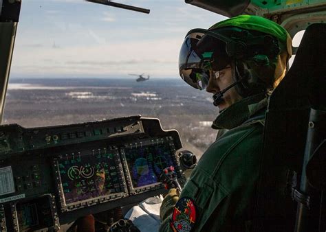 Captain Robert A Truppner A Uh 1y Huey Pilot Communicates Nara