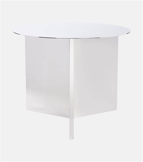 Slit Small Side Table In White Hay Mytheresa