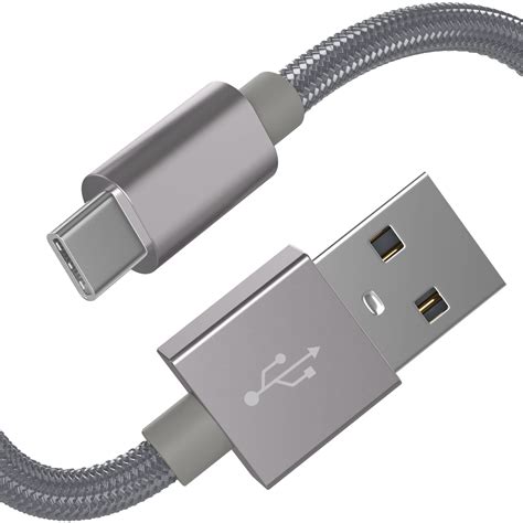 Buy TALK WORKS USB C Cable Ft Long Android Phone Charger Premium Nylon Braided Heavy Duty Type