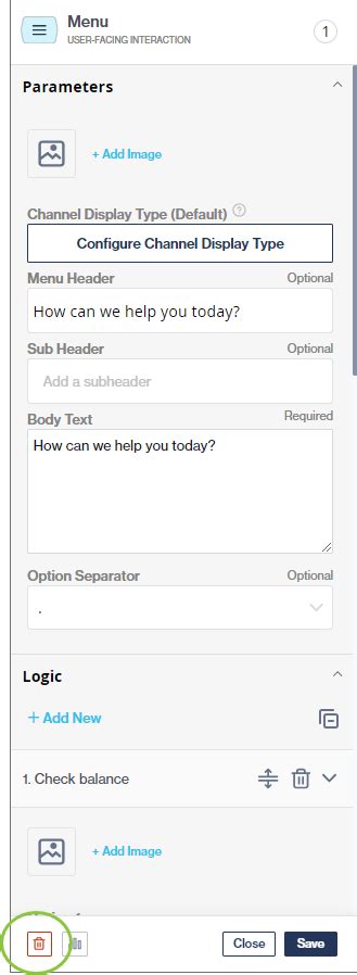 Delete And Restore Nodes Chat Flow User Guide