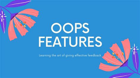 Oops Features Youtube