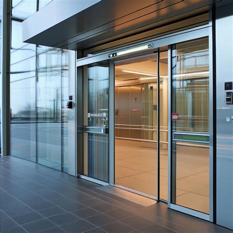 Building With Automated Access Control Features Premium Ai Generated