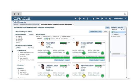 Project Management Cloud Project Portfolio Oracle