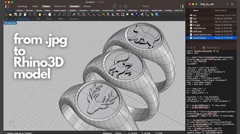From  To Rhino3d Model With Python Youtube
