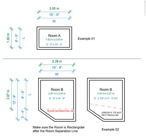 Room Tag With Length And Width Autodesk Community
