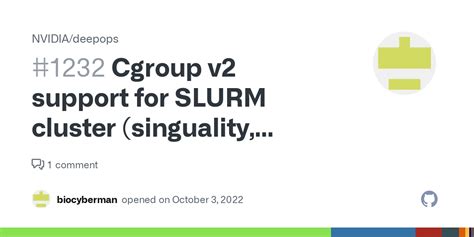 Cgroup V2 Support For Slurm Cluster Singuality Grafana Slurm · Issue 1232 · Nvidiadeepops