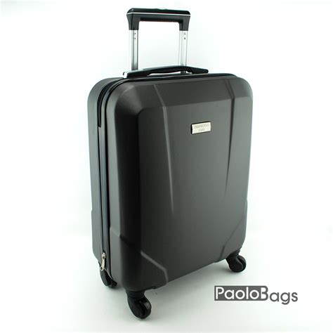 КУФАРИ Куфар на колелца за ръчен багаж 55 40 20 черен