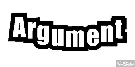 Argument Word Animated  Logo Designs