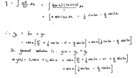 Solved SOLVE THE FOLLOWING NON HOMOGENOUS LINEAR DIFFERENTIAL