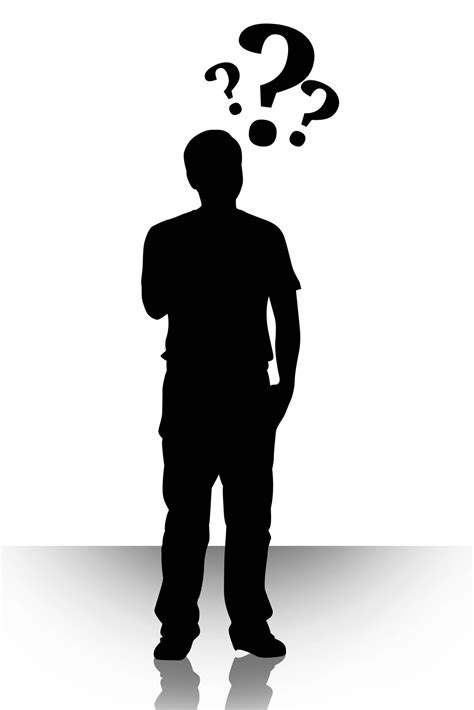 Free Man Thinking Silhouette Download Free Man Thinking Silhouette Png
