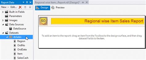 Microsoft Business Intelligence Data Toolsssrs How To Create A