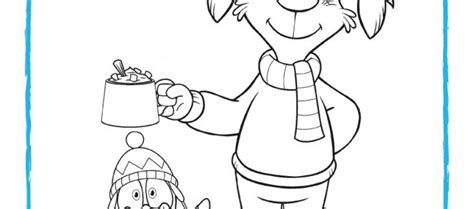 Pip Ahoy Winter Colouring Page In The Playroom