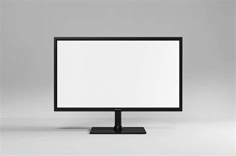 Free Computer Monitor Mock Up Photoshop File Premium AI Generated Image