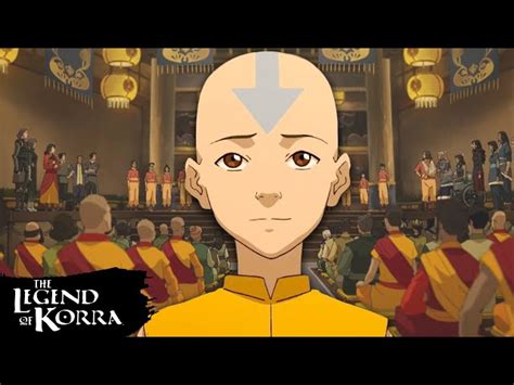 Aang Avec Des Cheveux Jinora