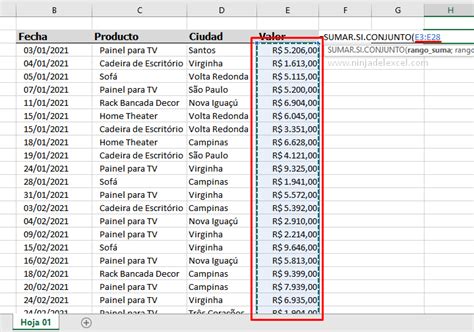 Cómo Sumar Valores entre Dos Fechas en Excel Ninja del Excel