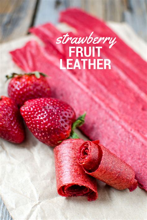 Homemade Strawberry Fruit Leather Roll Ups Recipe Mom Spark