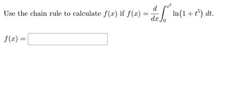 solved 28 use the chain rule to calculate f x if f x d