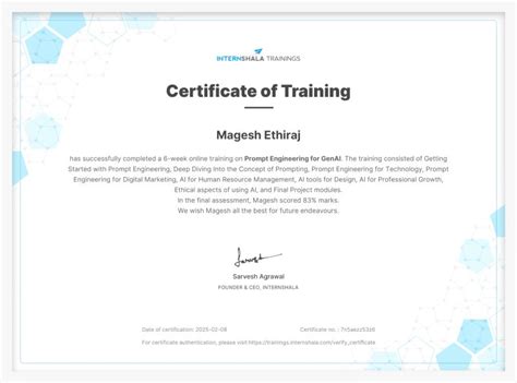 Magesh Ethiraj On Linkedin Softwaretesting Ai Automation Promptengineering Internshala