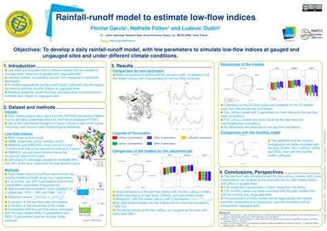 Pdf Rainfall Runoff Model To Estimate Low Flow Indices