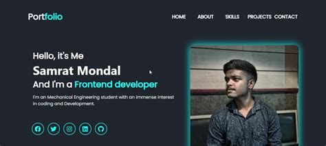 Samrat Mondal On Linkedin Reactfrontenddevelopment Webportfolio