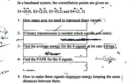 Find The Papr For The Shown Constellation In A