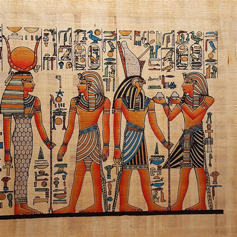 Papyrus égyptien Papyrus Original Il Vient à Vous Du Pays Des Etsy