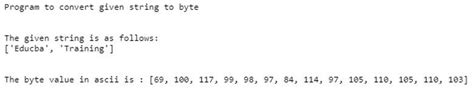 Byte To String Python Working Of Conversion Of Byte To String In Python