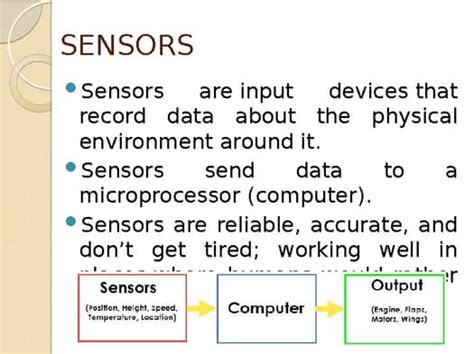 Igcse Computer Science Chapter 6 Sensors By Igcse Computer Science