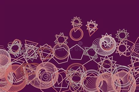 Shape Of Mixed Abstract Background Pattern Template Hexagon Repeat And Style Stock Vector