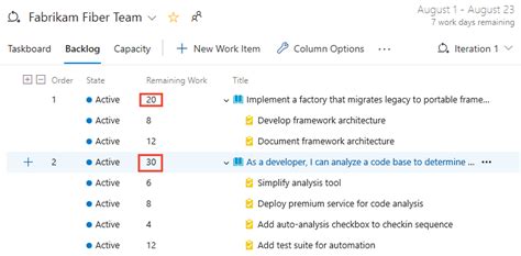 Support Rollup Of Work And Other Fields Azure Devops Microsoft Learn