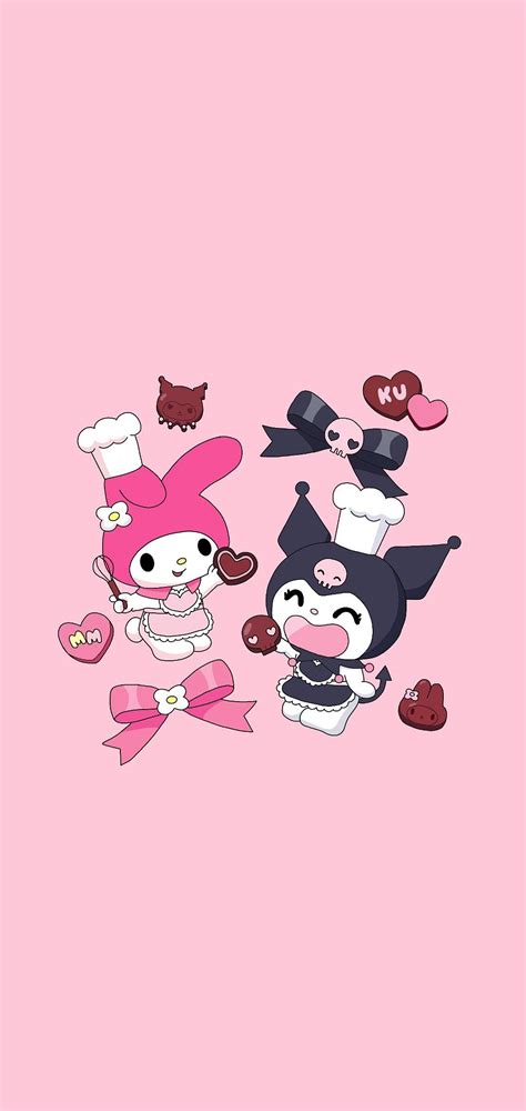 갤럭시 아이폰 마이멜로디 쿠로미 배경화면 헬로키티 귀여운 디즈니 그림 헬로키티 배경화면
