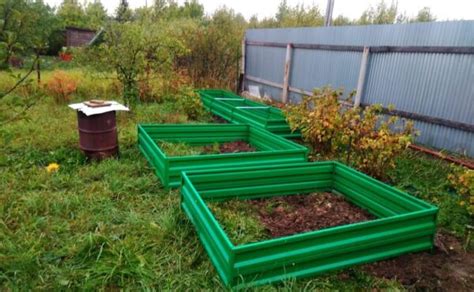 Оцинкованные грядки с полимерным покрытием премиум