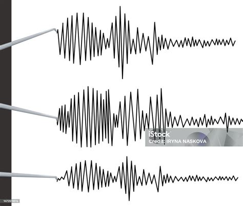 지진계 지진 또는 거짓말 탐지기 테스트 웨이브 그림 거짓말 탐지기에 대한 스톡 벡터 아트 및 기타 이미지 거짓말 탐지기