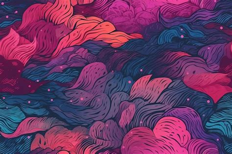 Premium Ai Image Vibrant And Dynamic Abstract Background With Flowing Waves And Shapes Created