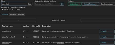 speedtest client error when i try to execute installing and using